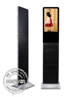 China 22 Inch WIFI Digital Signage Shelf With Newspaper Holder Advertising Player for sale
