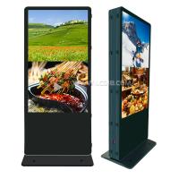 China Two Sides Big Screen Digital Signage LCD Advertising Kiosk Indoor Floor Standing Media Display for sale