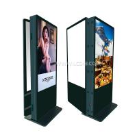 China Two Sides Big Screen Digital Signage LCD Advertising Kiosk Indoor Floor Standing Media Display for sale