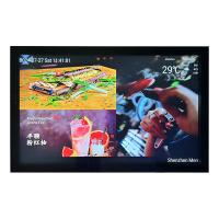 China Cinema 55 Inch Super Thin Aluminum Heat Dissipation Outdoor LCD Advertising Display In 2000nits Brightness for sale
