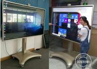 China 86 Inch Interactive Touch Screen Whiteboard I3 I5 I7 OPS PC Inbuilt Camera Microphone Speaker Video Conference System for sale