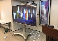 China 86 Inch Interactive Touch Screen Whiteboard I3 I5 I7 OPS PC Inbuilt Camera Microphone Speaker Video Conference System for sale