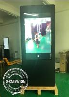 China Waterproof Interactive Outdoor Digital Signage , AC High Brightness Sensor Road Sign with Camera for sale