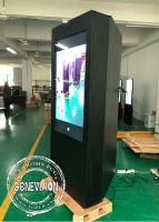 China Waterproof Interactive Outdoor Digital Signage , AC High Brightness Sensor Road Sign with Camera for sale