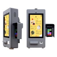 China 21.5 Inch Outdoor Food Truck Trailer  Self Service Kiosk With Fan 5MP Camera for sale