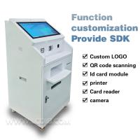 China 21.5 Inch Bank A4 Paper Printing Self Service Kiosk With 5MP Camera for sale
