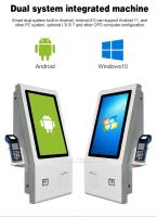China 21.5 Inch Self Service Kiosk Multi Installation Of Both Desktop And Wall Mount for sale