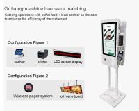 China WiFi Dual Screen 24 Inch Self Service Payment Kiosk , Touch Screen Self Ordering Kiosk for sale