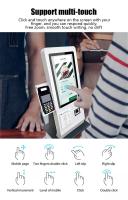 China 15.6 Inch Desktop Restaurant Kiosk Self Service Terminal automation order pay for sale
