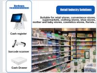 China Supermarket 15.6'' Windows Dual Screen POS System With Printer Scanner for sale