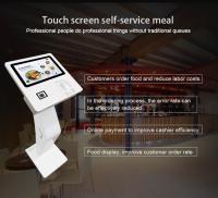 China 15.6 Inch WiFi Scanner Landscape Self Service Touch Screen Kiosk With Printer Free Standing for sale