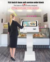 China 15.6 Inch WiFi Scanner Landscape Self Service Touch Screen Kiosk With Printer Free Standing for sale