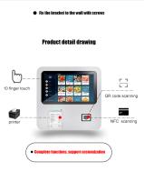 China 15.6 Inch WiFi Wall Mount Self Service Payment Touch Screen Kiosk Supporting Customization for sale
