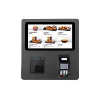 China 15.6 Inch WiFi Landscape Self Service Kiosk With Printer And Scanner Black Color for sale