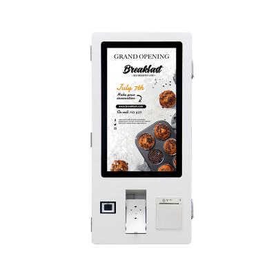 China 32 Inch Interactive Self Service Kiosks Metal Ordering Terminal Payment Machine for sale
