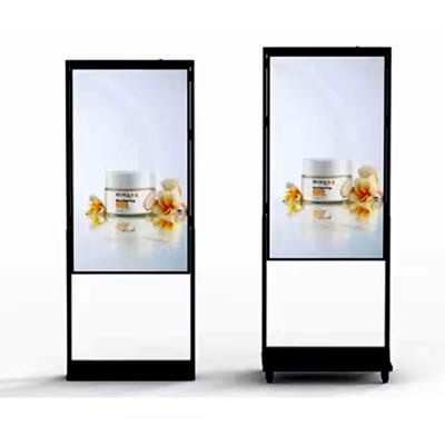 China High Brightness 2000-4000nits Slim Window Display Facing Out with Aluminum Backplate for sale