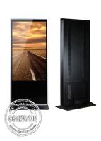 China 55 Inch Wifi Digital Signage Floor Stand Advertising Display 450cd/m2 Android Network for sale