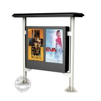 China Street Floor Stand Dual Screen Digital Outdoor Signs 2000cd High Brightness for sale