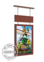 China 49 Inch Digital Outdoor Signage High Brightness Shop Window Vertical Displaying LCD Screen for sale