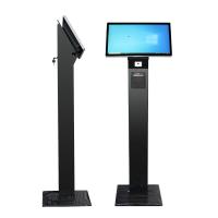 China 15.6 21.5 32 Inch self ordering kiosk Advertising Touch Screen Kiosk Windows 10 Touch Screen Information Kiosk Self Serve Ticketing Kiosk With Thermal Printer And QR Code Scanner for sale