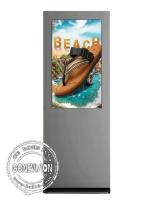 China Touch Screen Digital Signage Kiosk Anti - Glare Glass 32 Inch Outdoor With Camera for sale