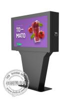 China Advertising Wifi Digital Signage , Custom Panel Size Outdoor LCD Displays  for sale