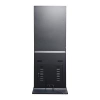 China 55 inch Full Black 10 Points IR Touch Screen Kiosk Android Windows System All In One for sale