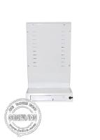 China 15.6 inch kiosk standing table rotating plate with touch screen network advertising display All in one PC for sale