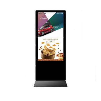 China 55 Inch Totem IR Touch Screen LCD Kiosk Wifi Digital Signage Android 7.1 System for sale