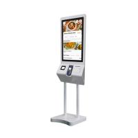 China 27 Inch Restaurant Self Service Kiosk Capacitive Touch Screen With Android 7.1 System for sale