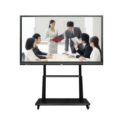 China 75 Inch 4K AG Glass Android 13.0 Interactive Flat Panel Touch Screen Smart Board for sale