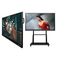 China 75 Inch 4K AG Glass Android 13.0 Interactive Flat Panel Touch Screen Smart Board for sale