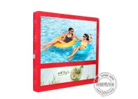 China Red Colour Wall Mount LCD Display Light Box 27 Inch For Elevator Advertising for sale