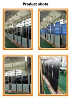 China 43 inch Wifi Digital Signage Totem Golden Color Android Remote Control Cloud Server for sale