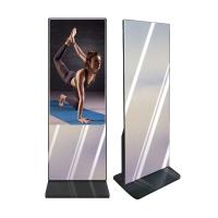 China 43 Inch Totem Magic Mirror Digital Signage With Body Sensor For Fitness Center for sale
