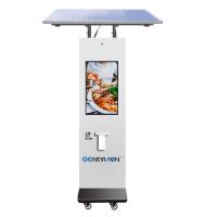 China 27 inch Outdoor Self Service Order Kiosk With Solar Panel Power System for sale