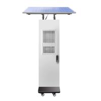 China 27 inch Outdoor Self Service Order Kiosk With Solar Panel Power System for sale