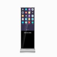 China 43 inch Totem Super Slim Touch Screen Digital Signage Kiosk With Free CMS Software for sale