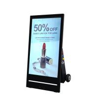 China 43 55 Inch Battery Powered Foldable Portable Waterproof Outdoor Digital Poster lcd advertising Display for sale