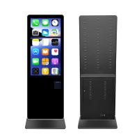 China 43 Inch Touch Screen Information Check Out Kiosk With 80mm Thermal Printer for sale