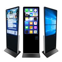 China 43 Inch Touch Screen Information Check Out Kiosk With 80mm Thermal Printer for sale