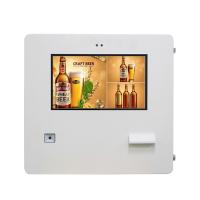 China Wall Mount 21.5inch Landscape Ordering Payment Kiosk With Android System Waterproof Ip 65 for sale