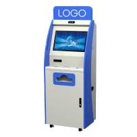 China 22 Inch ID Card Reader A4 Printer QR Code Scanner Self Service Kiosk for Hospital for sale
