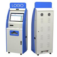 China 22 Inch ID Card Reader A4 Printer QR Code Scanner Self Service Kiosk for Hospital for sale