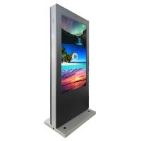 China 55 inch Outdoor Vertical Touch Screen Kiosk Digital Advertising Screen For Smart City for sale