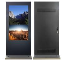 China 55 inch Outdoor Vertical Touch Screen Kiosk Digital Advertising Screen For Smart City for sale