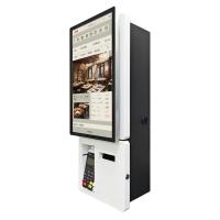 China 21.5'' Wall Mount White Bill Payment Kiosk Menu Display Board Pos Machine for sale