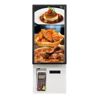 China 21.5'' Wall Mount White Bill Payment Kiosk Menu Display Board Pos Machine for sale