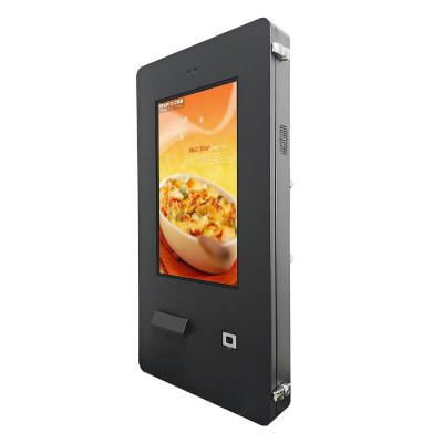 China 24 Inch Outdoor Wall-Mounted Self-Order Kiosk for Restaurants & Fast Food for sale