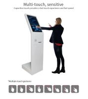 China 19 Inch Touch Screen Digital Signage All In One Pc Stand Computer Lcd Screen With Printer for sale